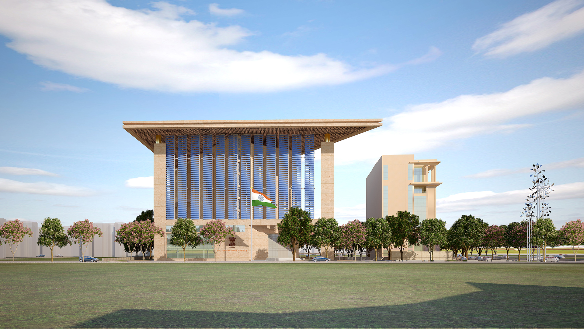 Atal Akshay Urja Bhawan, New Delhi featured in ETEnergyWorld. - Edifice.