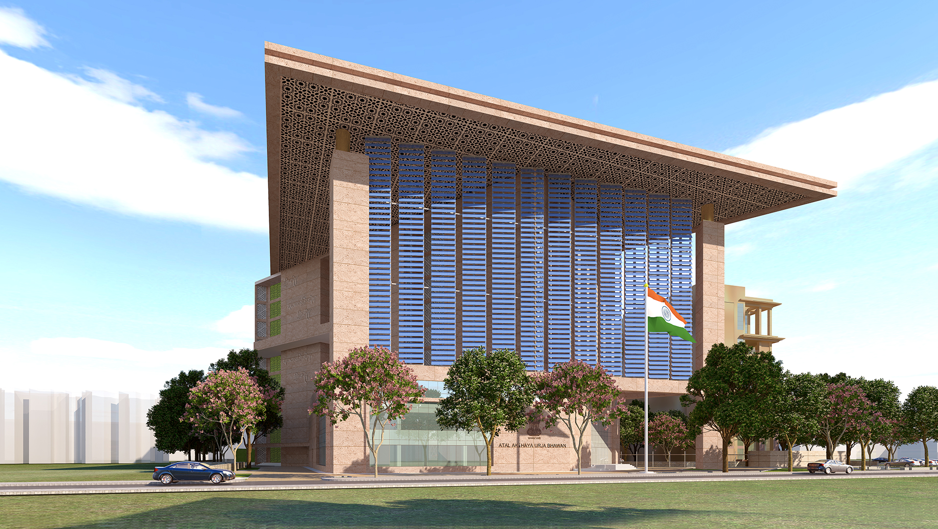 Atal Akshay Urja Bhawan, New Delhi featured in ETEnergyWorld. - Edifice.